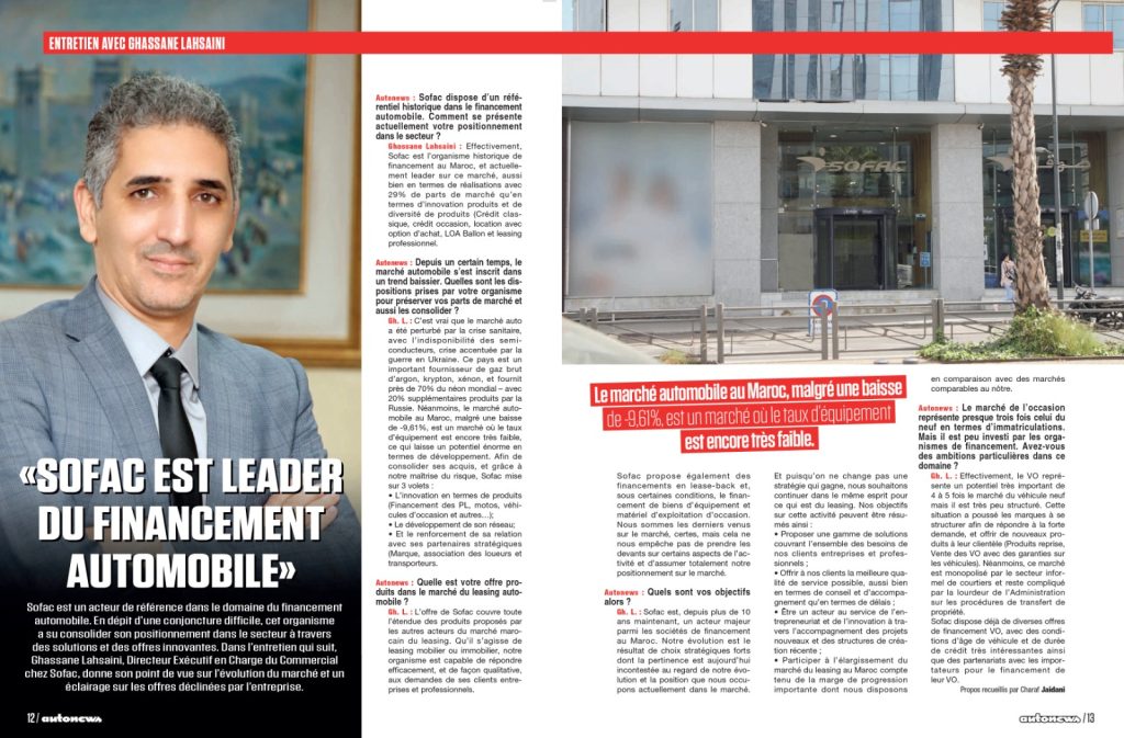 Sofac est leader du financement automobile - Sofac